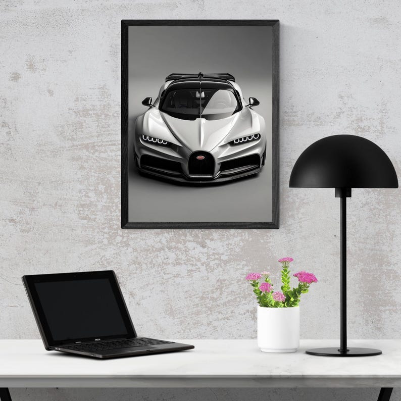 Bugatti Chiron Wall Art | Digital Download Print | Hypercar Poster ...