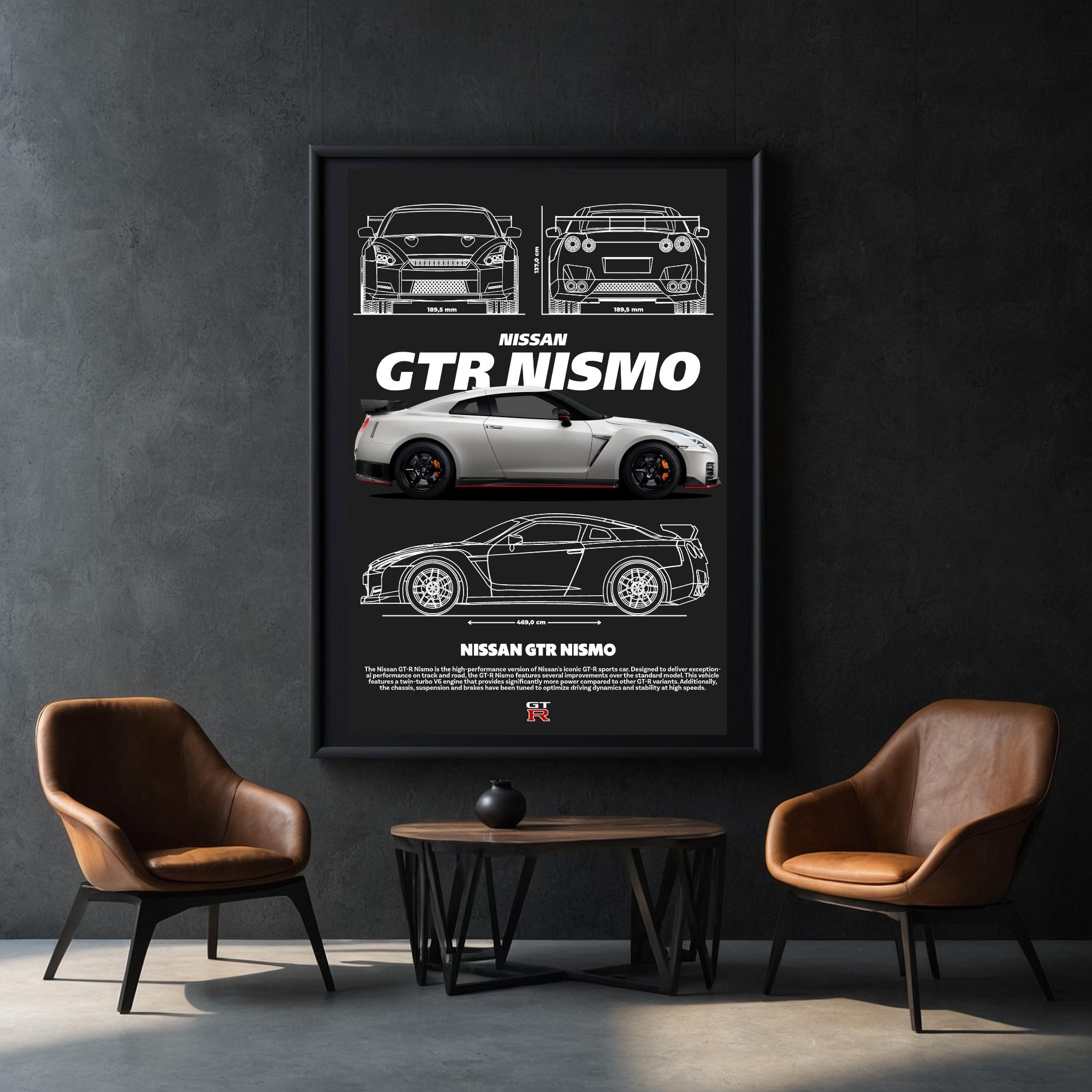 Printable Nissan GTR Nismo Poster | Digital Art High-quality PDF Print ...