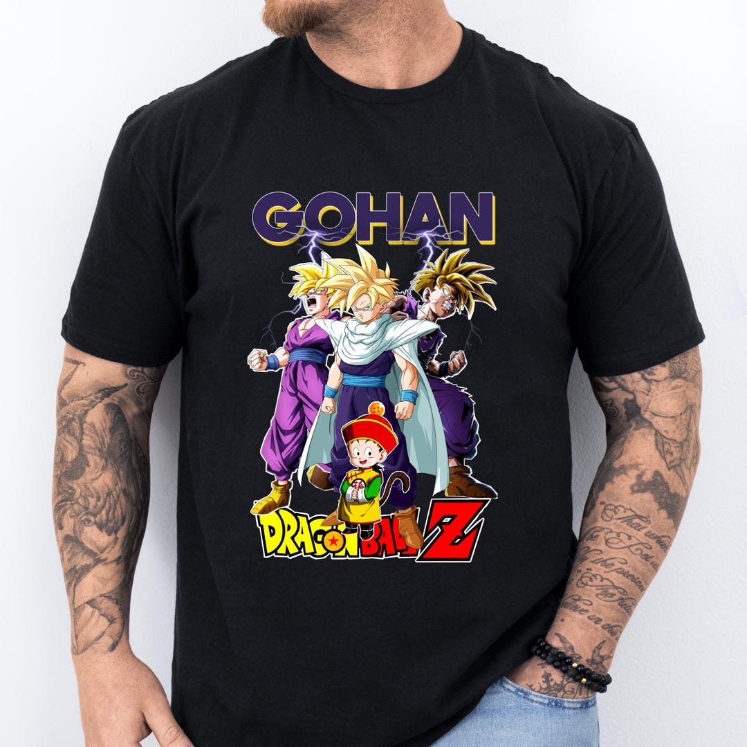 Gohan Dragon Ball Shirt, Dragon Ball Hoodie, Dragon Ball Z Anime Hoodie ...