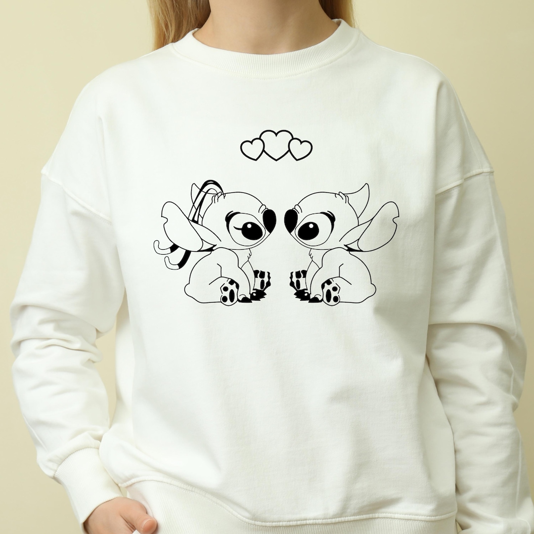 Angel and Stitch SVG Transparent Background, Angel SVG, Stitch Svg ...