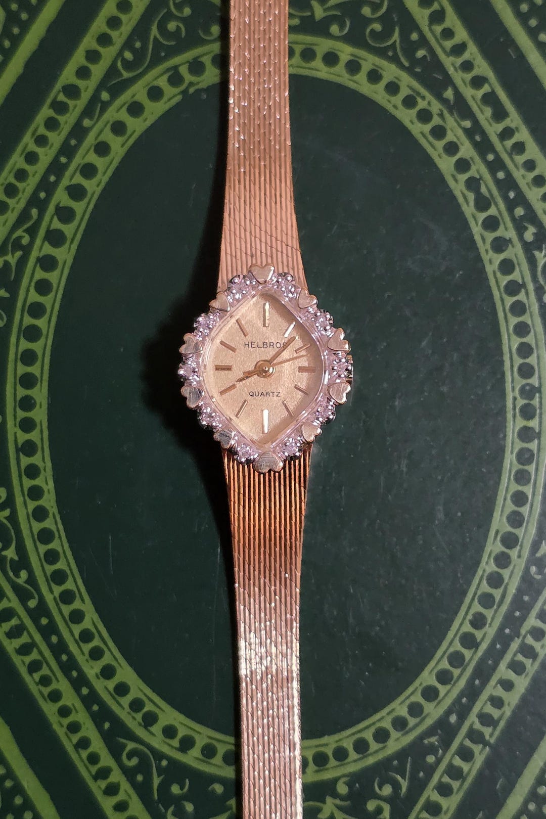 Helbros Heart Watch - Etsy