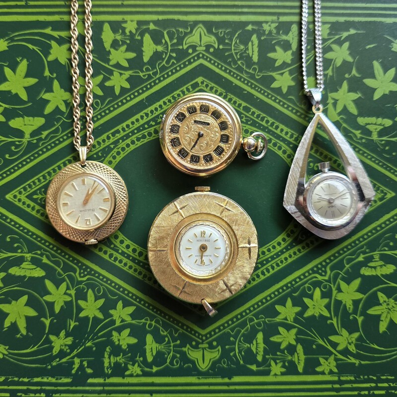 Watch Necklace - Etsy