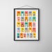 Printable Animal Alphabet Poster | A-Z Educational Wall Art for Kids ...