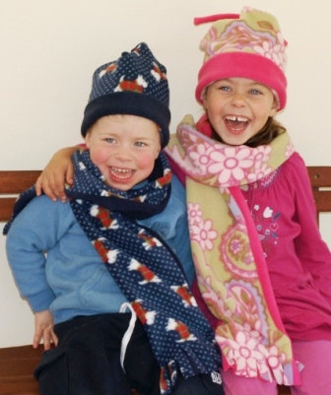 Baby Fleece Hat and Scarf Sewing Pattern Sewing Hat Pattern | Etsy