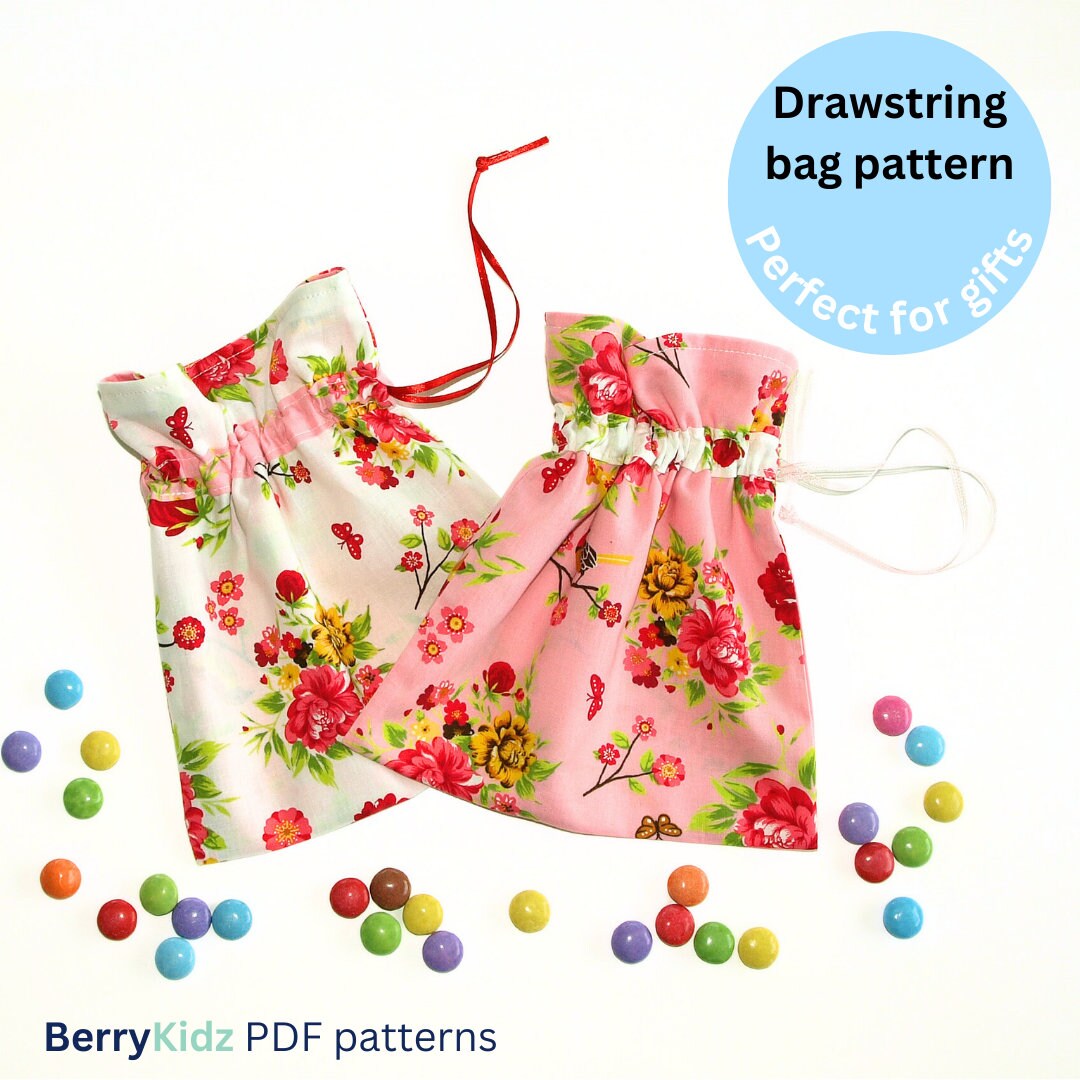 Sewing Bag Pattern, Diy Gift Bags, Bag Pattern Pdf, Gift Bag Pattern ...
