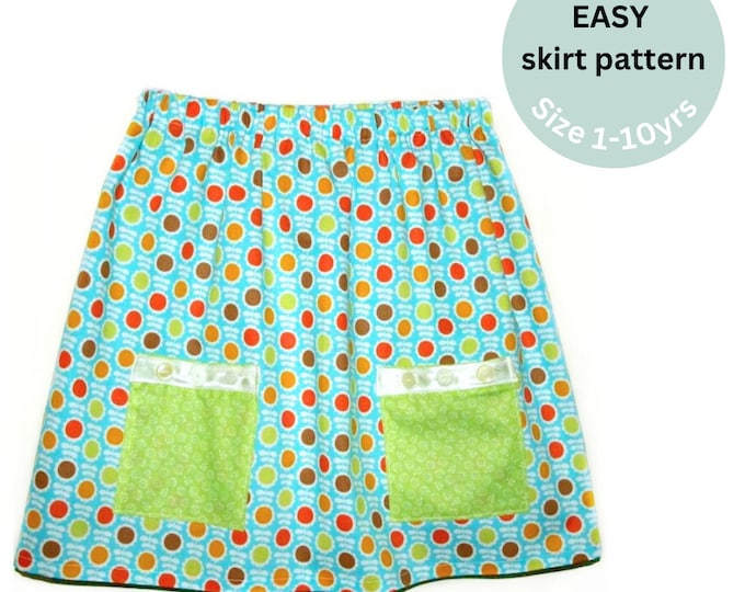 Twirl Skirt Pattern for Girls - so Easy and Cute - Downloadable and No ...