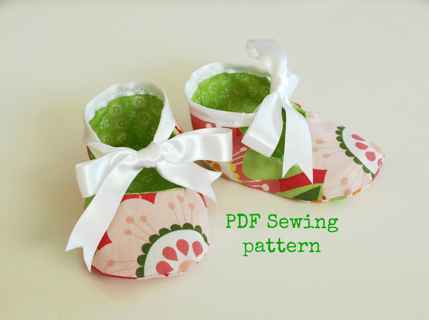 Baby Shoe Pattern Baby Bootie Pattern Cloth Shoe Pattern | Etsy