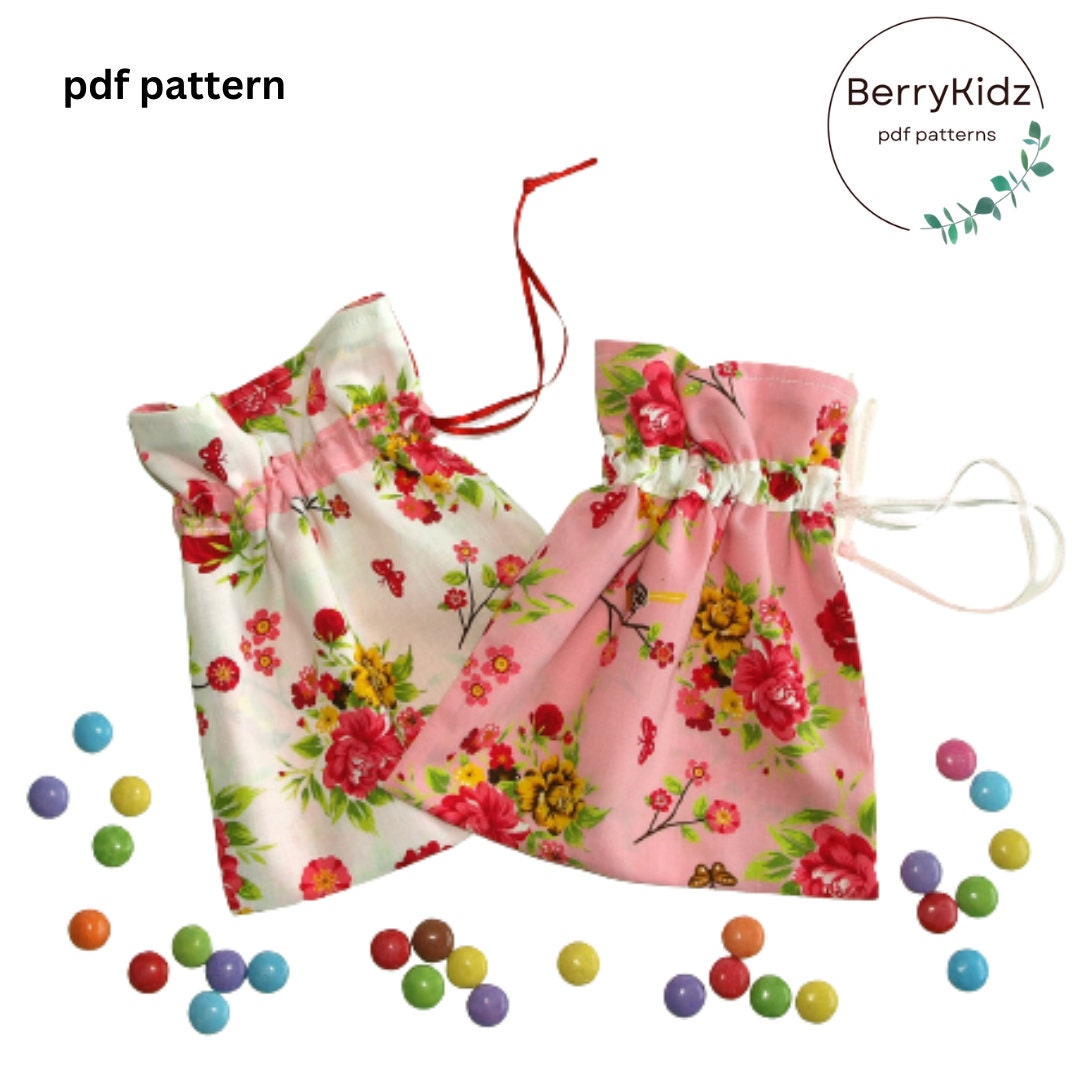 Drawstring Bag Pattern Gift Bag Pattern Bag Sewing Pattern - Etsy