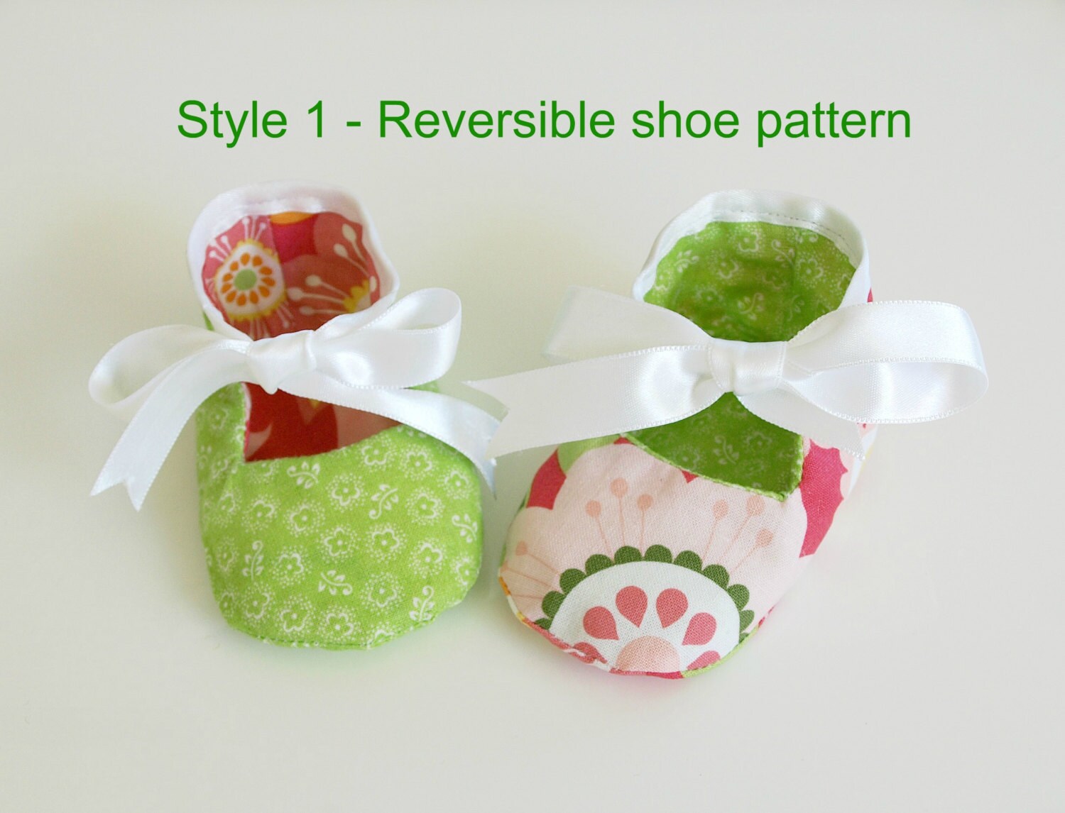 Baby Shoe Pattern Baby Bootie Pattern Cloth Shoe Pattern - Etsy