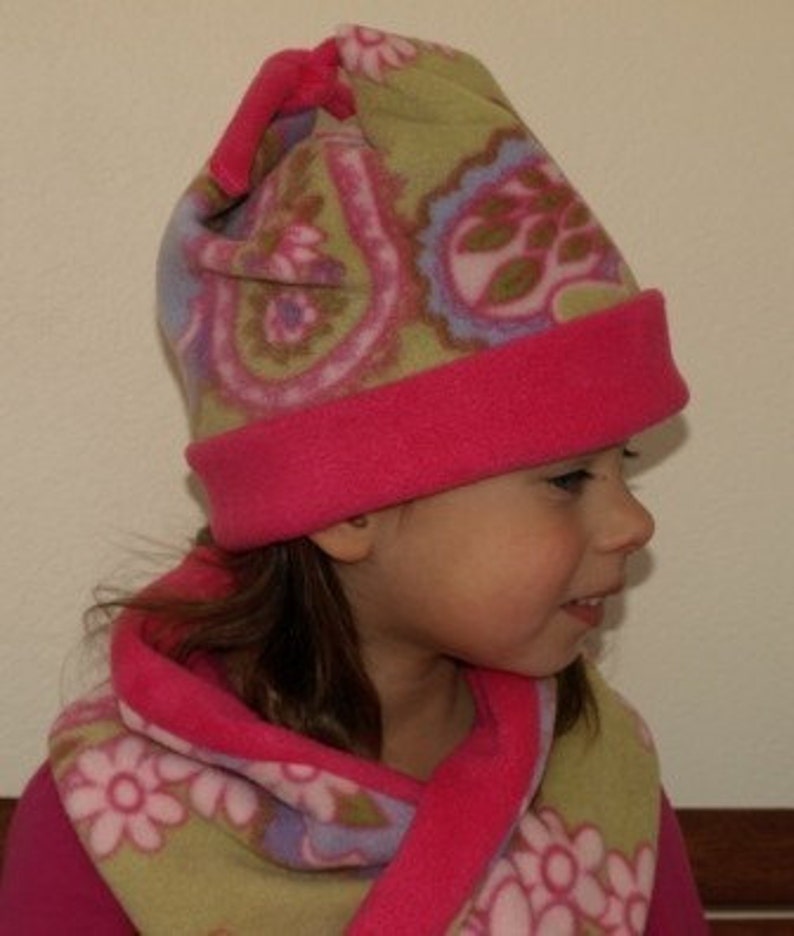 Fleece Hat Pattern Size 0 to 6 Winter Hat Pattern Hat | Etsy