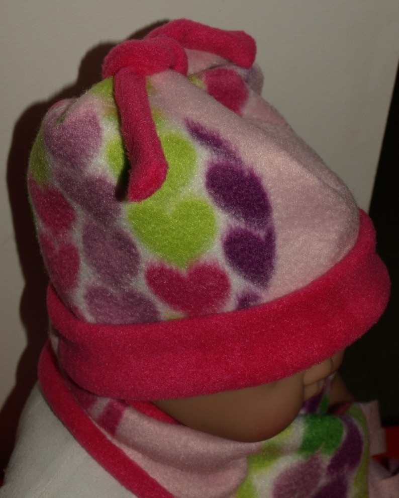 Baby Fleece Hat and Scarf Sewing Pattern Sewing Hat Pattern | Etsy