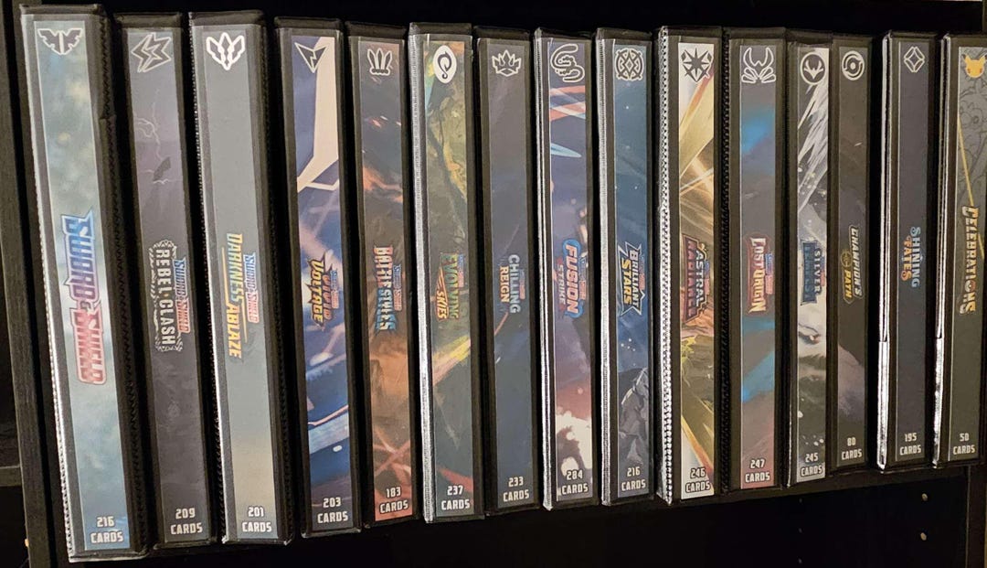 Pokémon TCG Sword & Shield Series Binders - Etsy