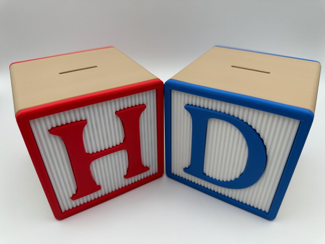 ABC Block | Alphabet Block | Piggy Bank | Money & Coin Holder ...