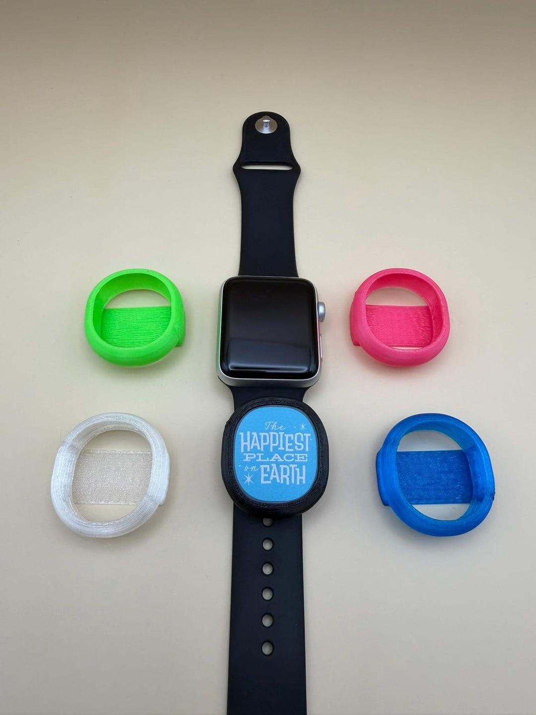 Magic Band Plus Puck Holder | Flexible | Watch Band Adapter - Etsy