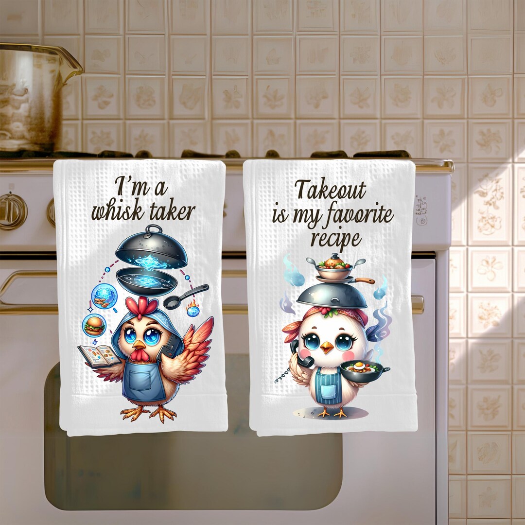 Whisk Taker Sublimation Transfer Sheet: Kitchen Towel Print 8"x5" Each ...