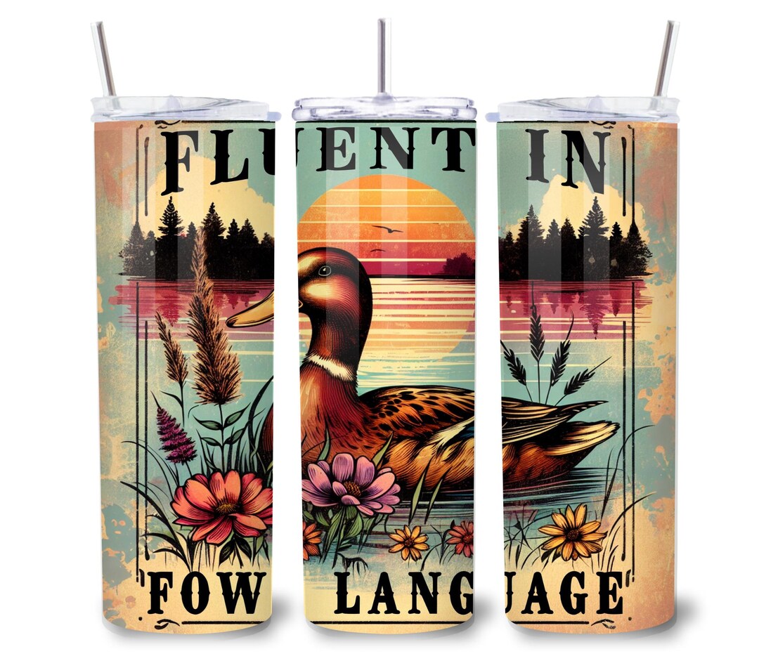 Fowl Language 20oz Tumbler Sublimation Print-ready to Press Transfer ...