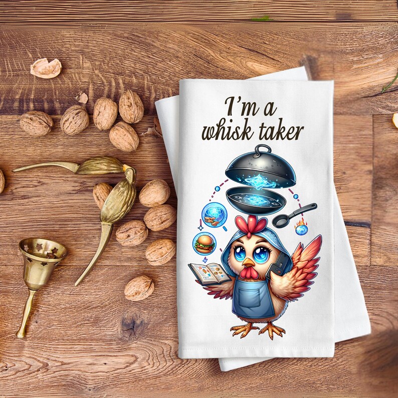Whisk Taker Sublimation Transfer Sheet: Kitchen Towel Print 8"x5" Each ...