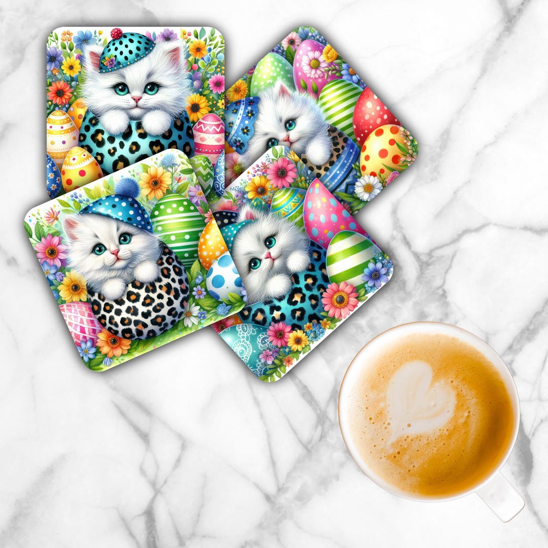 Leopard Eggs Sublimation Transfer Sheet: 4" Square Coaster Prints-not A ...
