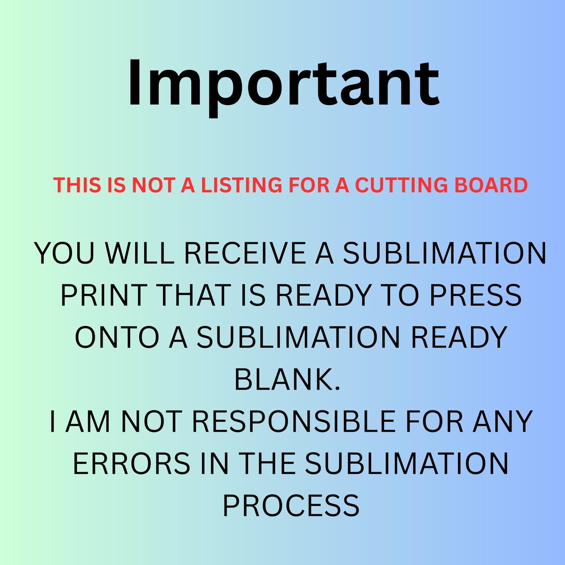 Crime Scene Sublimation Transfer Sheet: Cutting Board - Ready to Press ...