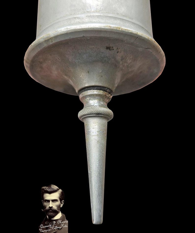 1800s Large Brass Medical Syringe - Vampire Killing Kit Tool - London ...