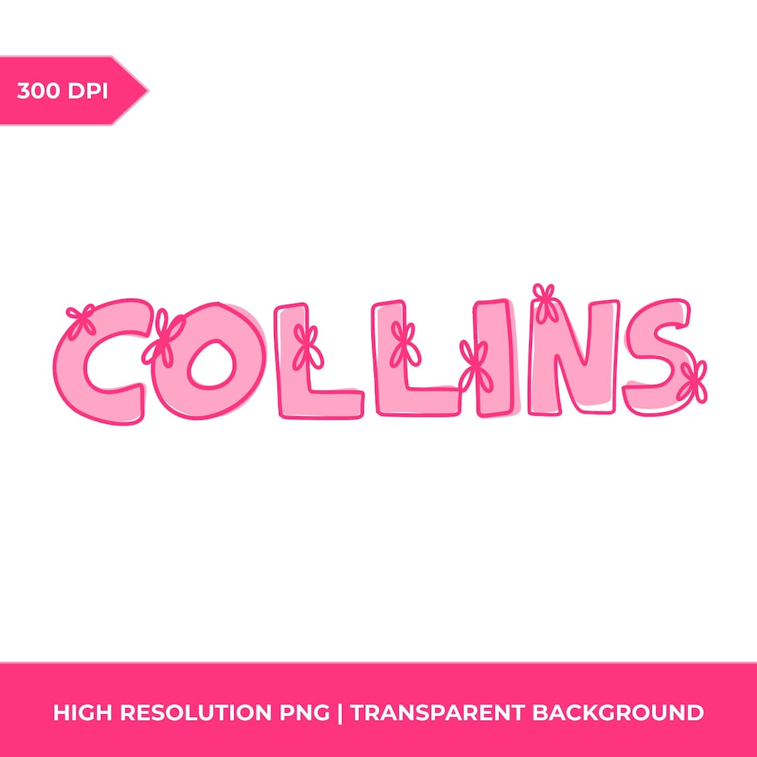 Custom Pink Bow Name PNG | Coquette Name Design | Cute Girl Name ...