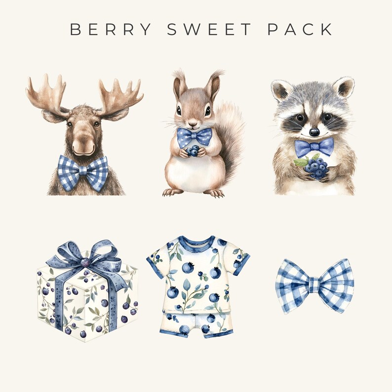 Berry First Birthday | Transparent Png | Blueberry Png | Watercolor ...