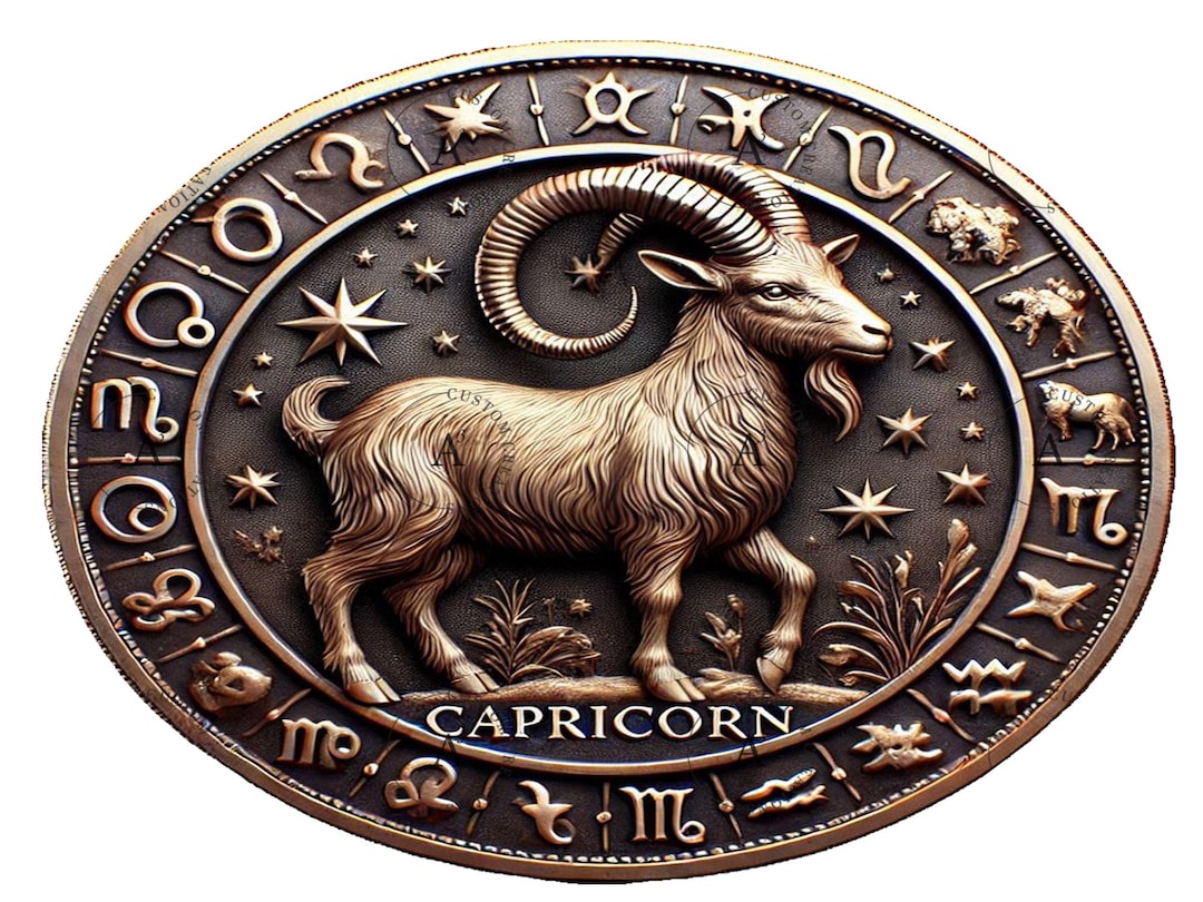 Detailed Grayscale Depth Map of Capricorn for 3D Engraving | Challenge ...