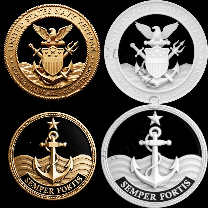 Navy Depth Map File - Etsy