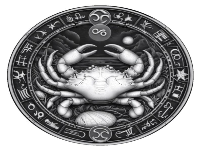 Grayscale Depth Map for 3D Cancer Engraving | Challenge Coin Laser ...