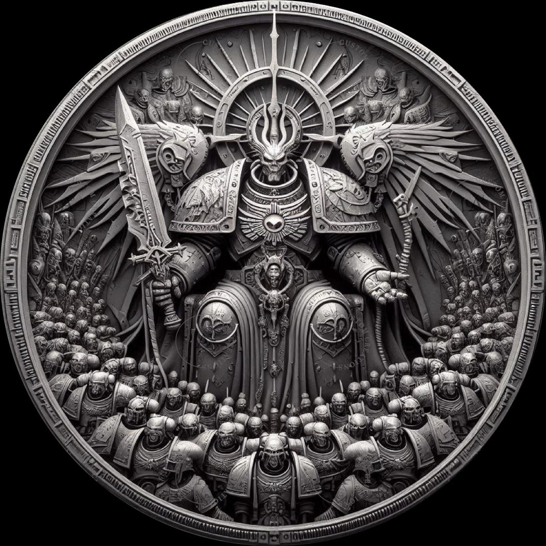 Digital Depth Map | Slaanesh Chaos Deity – Surrounded by Legion | 3D ...