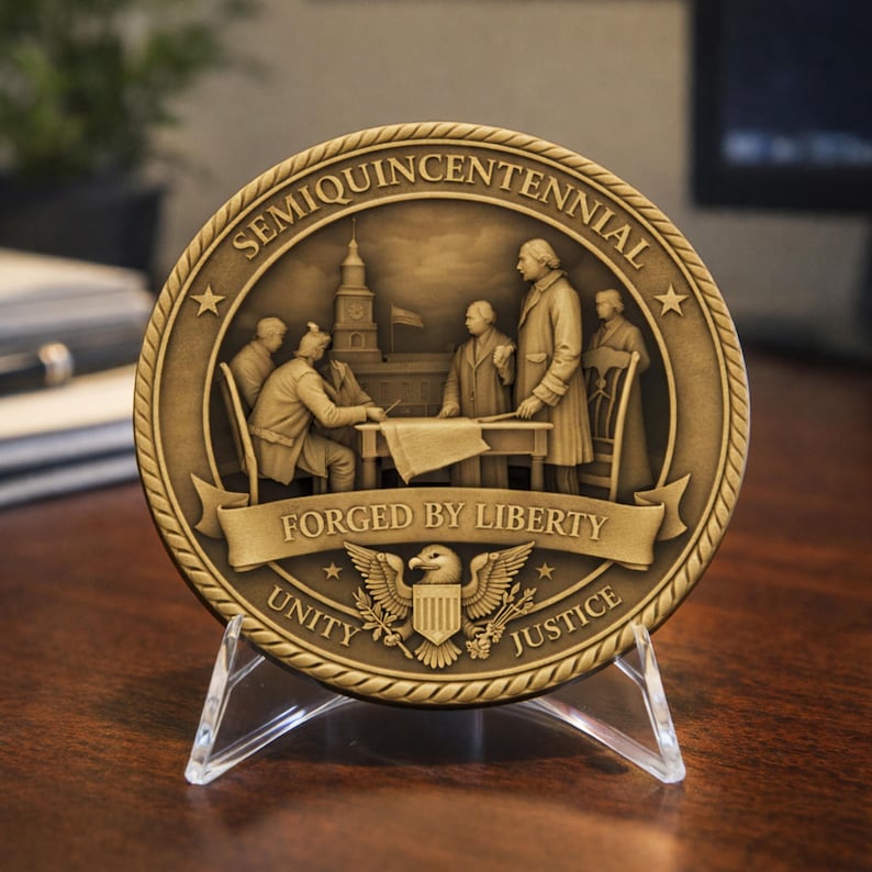 250th Anniversary US Challenge Coin Design Digital Download – Forged by ...