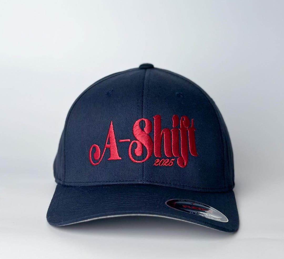 Custom Firefighter Shift Hat Flexfit Cap With Personalized Shift Letter ...