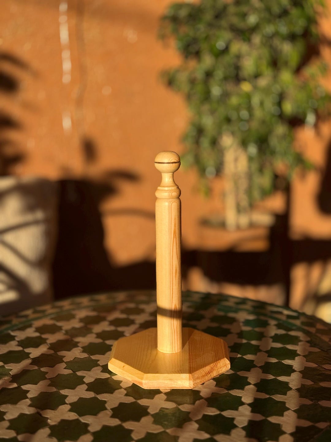 Handcrafted Wooden Hand Paper Holder – Elegant and Practical Napkin ...