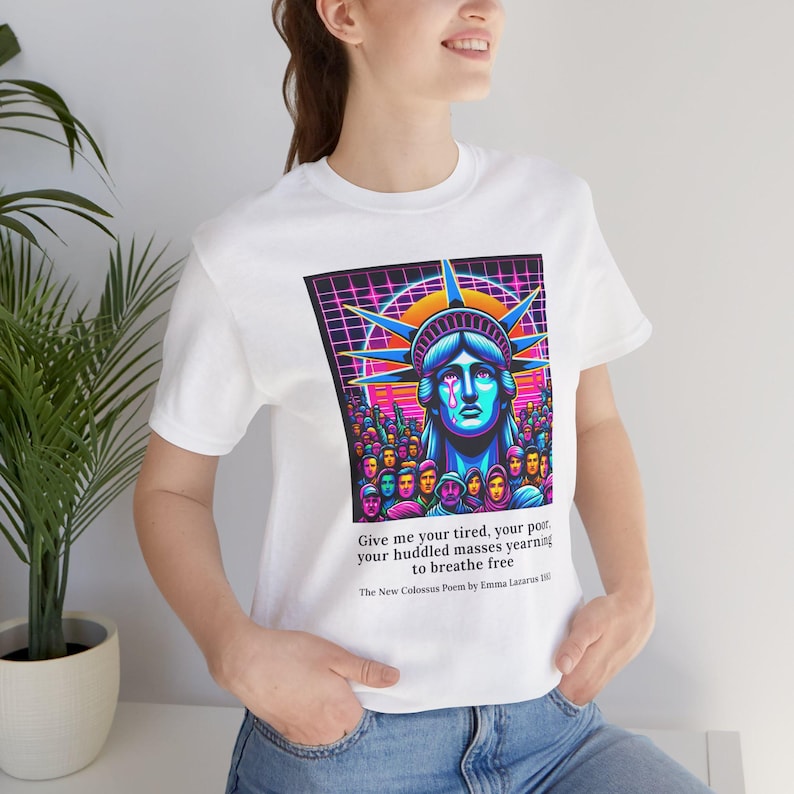 Statue of Liberty & Emma Lazarus Poem | the New Colossus Print ...