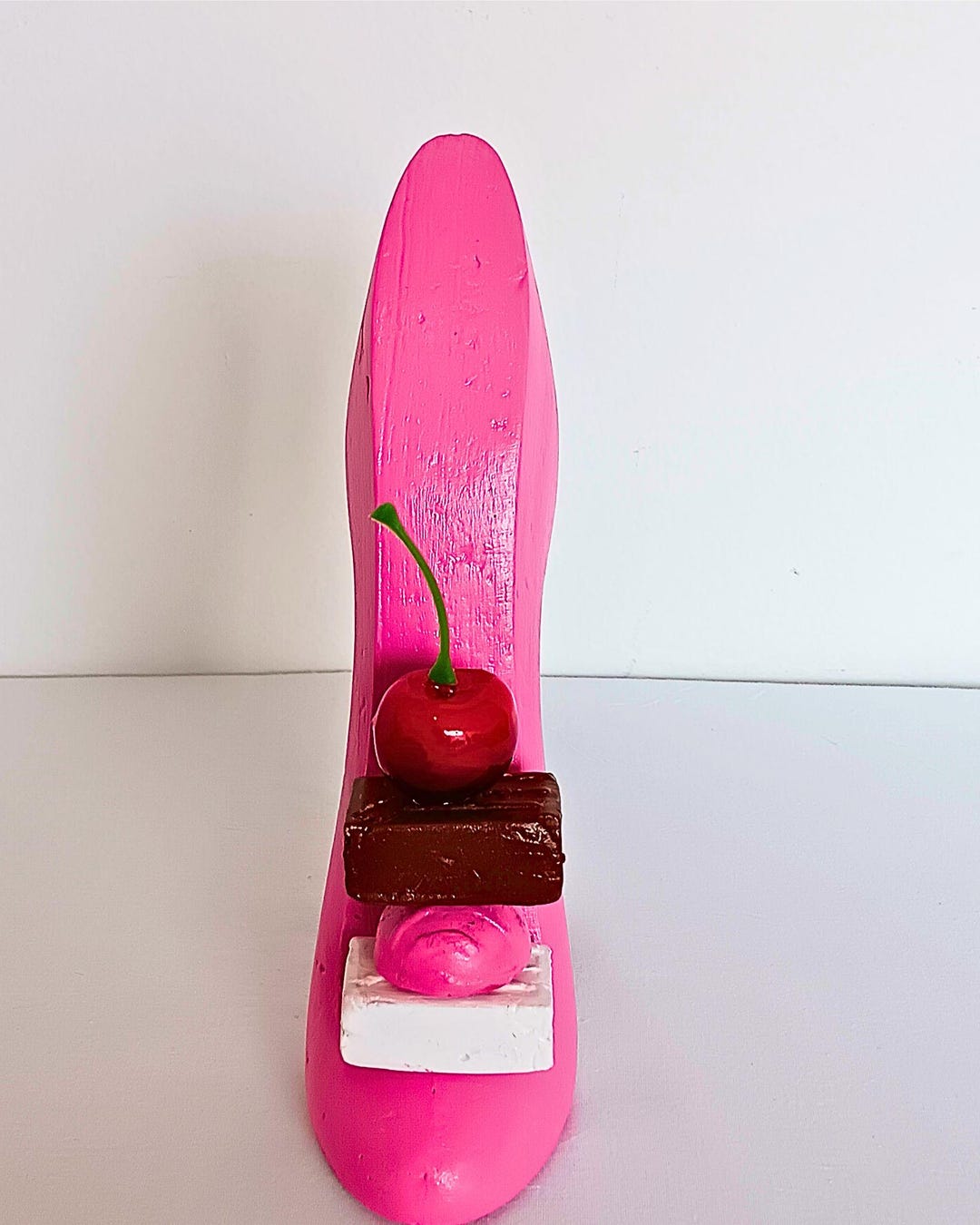 Shoes, High Heel Shoes in Pink, Gifts for Women, Handmade, Abstract ...
