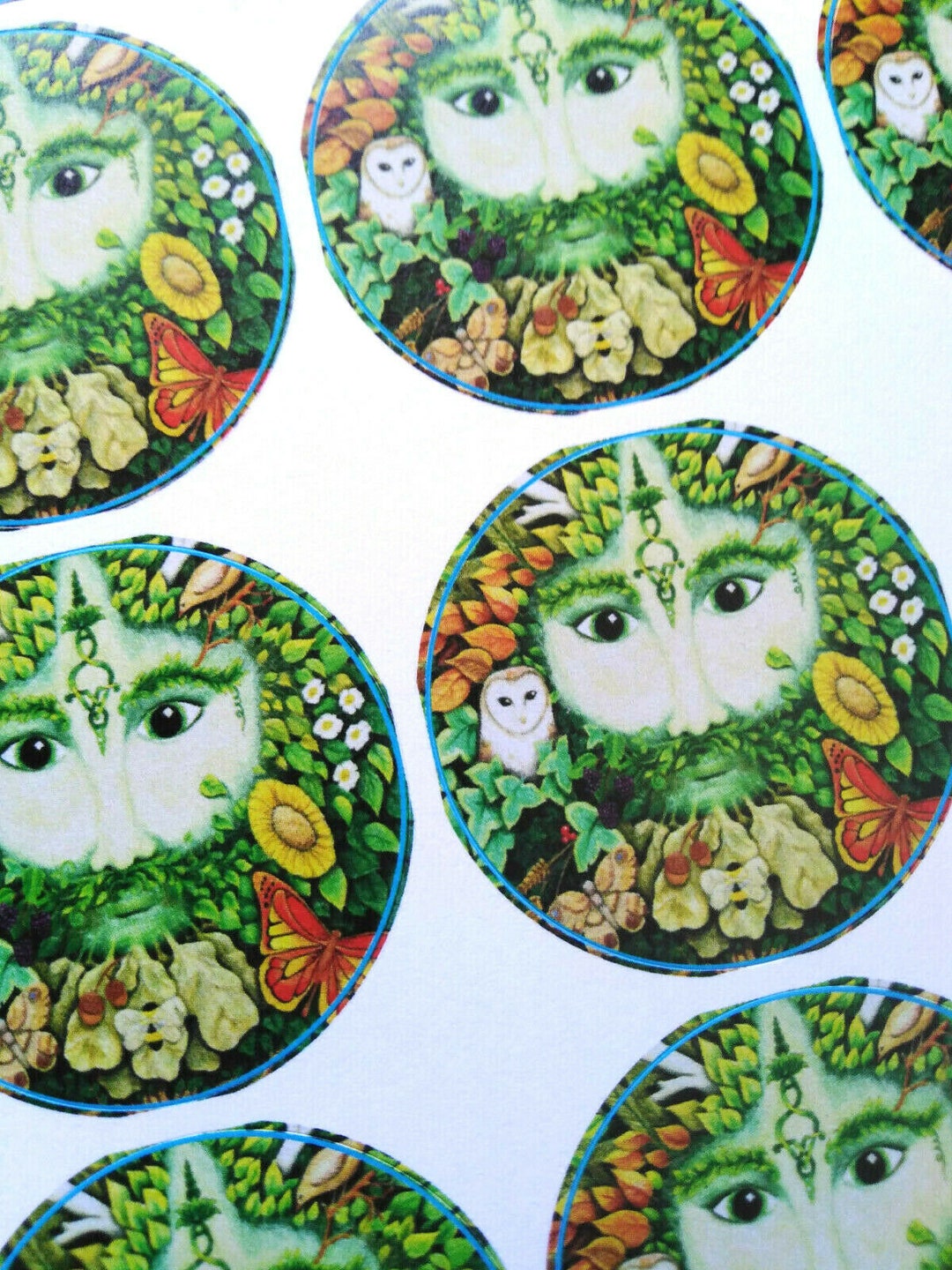 Green Man A4 Sheet Rainbow Crafting 35 Mm Eco Craft - Etsy