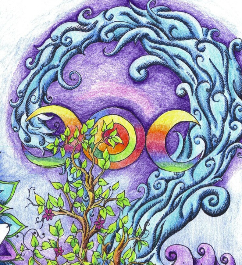 The Hare Blank Greetings Card Easter Ostara Pagan Wicca - Etsy