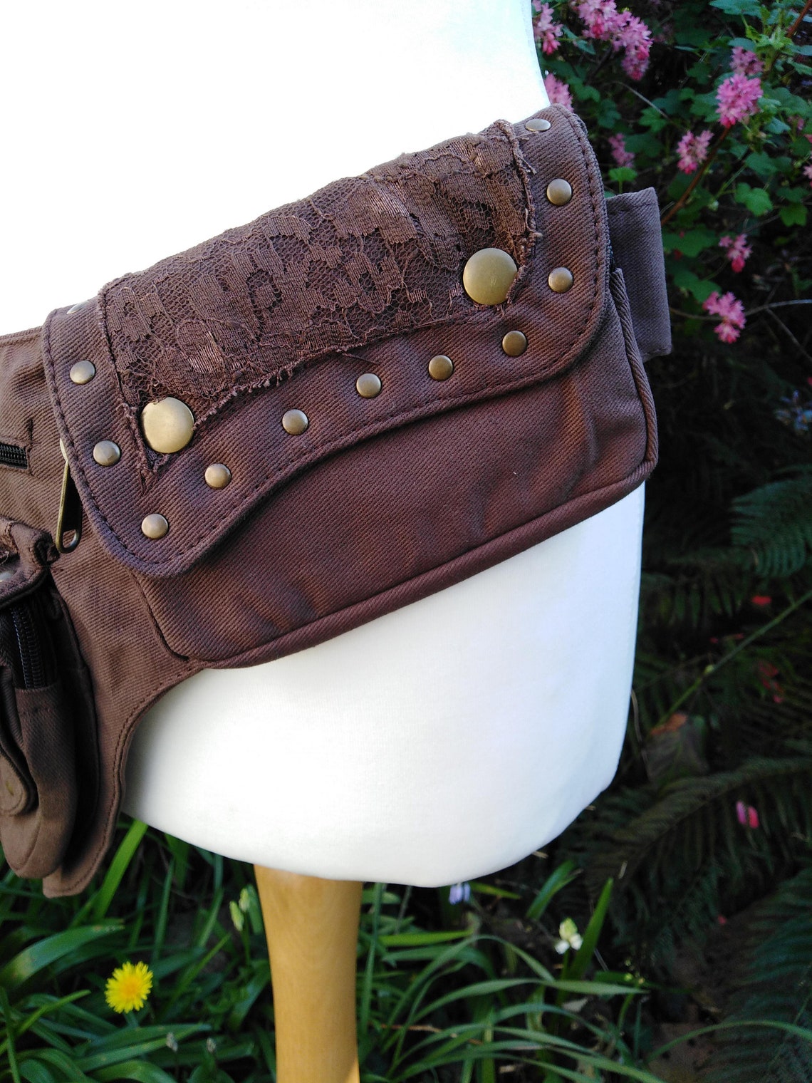 Brown Pixie Money Pocket Belt Bum Bag Festival Goth Fairy - Etsy