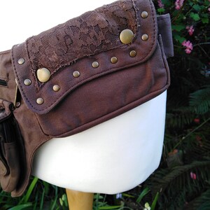 Brown Pixie Money Pocket Belt Bum Bag Festival Goth Fairy - Etsy