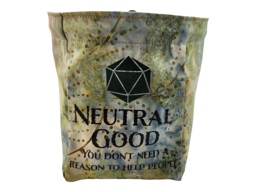 Character Alignment Dice Bag, neutral Good , Dnd Dice Bag - Etsy