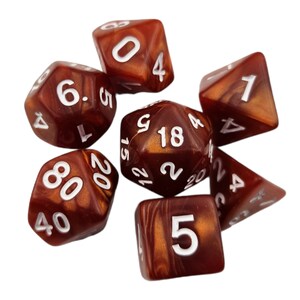 Fox Gift Set for Gaming, Fox Dice Tray, Polyhedral Dice Set, Role ...