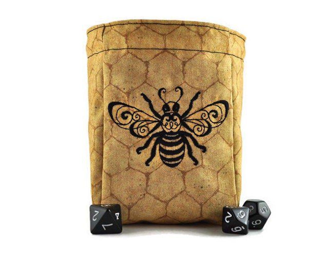 Bee Dice Bag, Role Playing Games, Board Game Accessories - Etsy