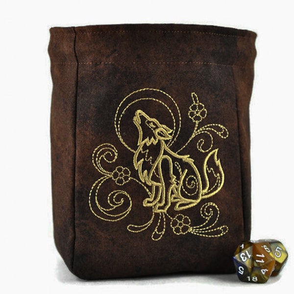 Embroidered Dice Bag - Etsy