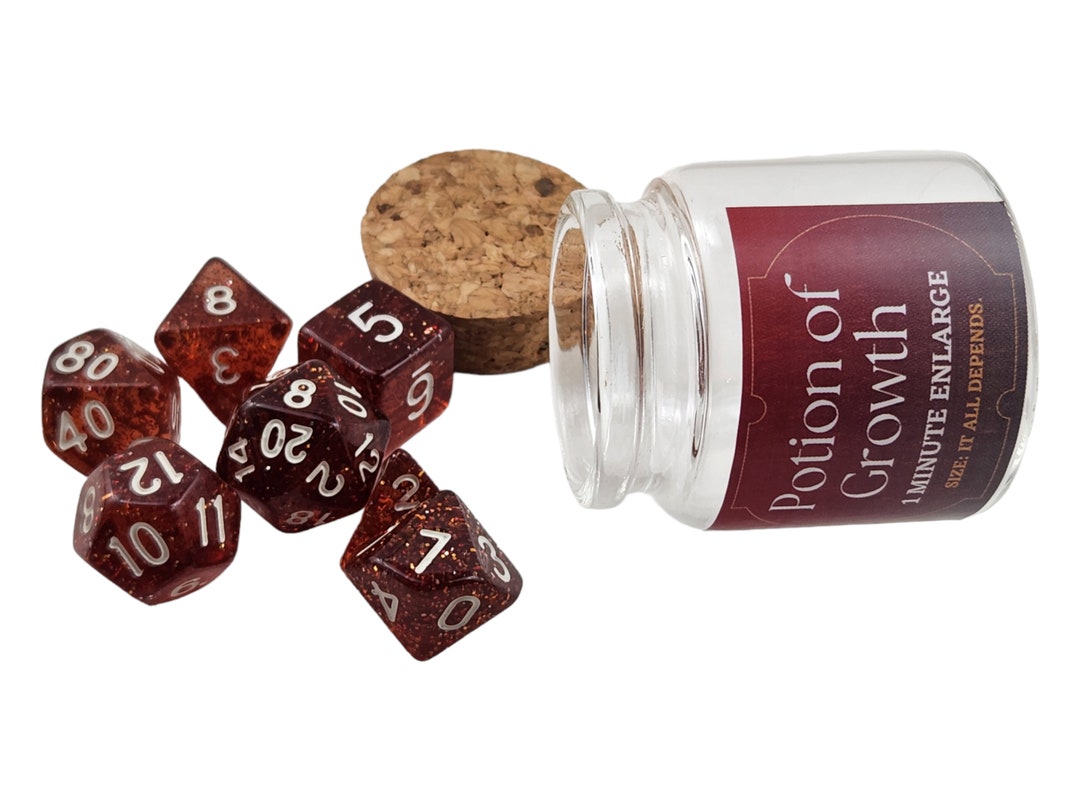 Potion of Growth Dice Set, TTRPG, Role Playing - Etsy