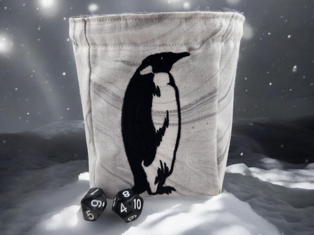 Penguin Dice Bag, TTRPG, Board Game Accessory - Etsy