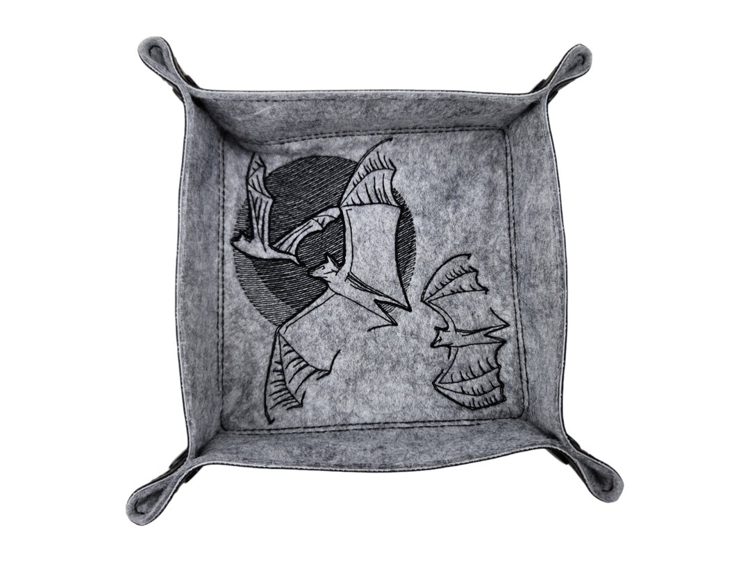 Bat Dice Tray, Dice Rolling Tray, Collapsible Tray, Board Game ...