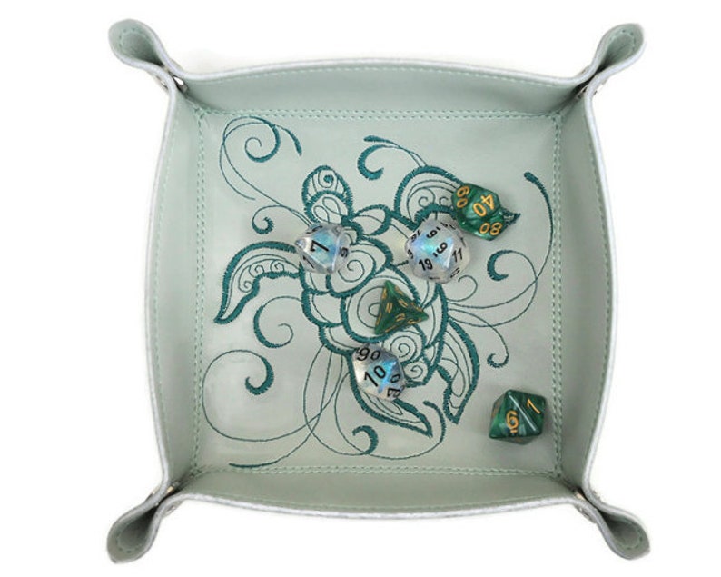Collapsible Dice Rolling Tray Sea Turtle - Etsy