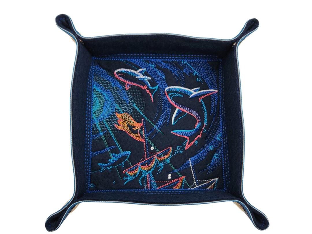 Colorful Shark Dice Tray, TTRPG, Board Game Accessory - Etsy