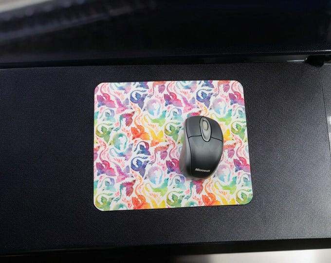 Pastel Dragons Desk Set, Mouse Pad, Coaster Dnd - Etsy