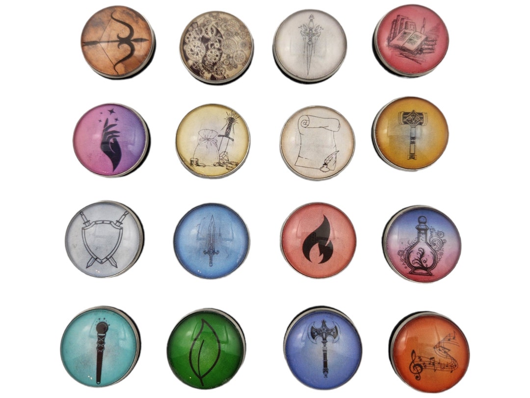 Game Tokens, Dnd, TTRPG, Role Playing, Class Tokens, Character Tokens ...